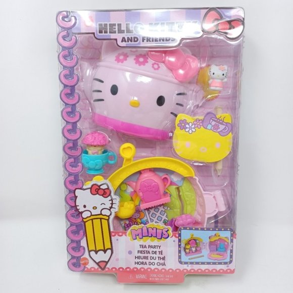 Mattel | Toys | Mattel Hello Kitty Friends Minis Tea Party Playset ...